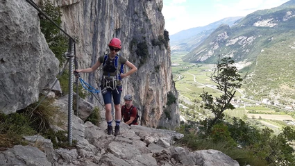 Easy Via Ferrata Colodri in Arco on Lake Garda - NowMyPlace